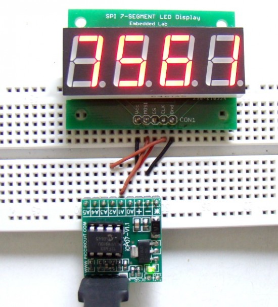Serial four digit 7-segment LED display module | Embedded Lab Serial four digit 7-segment LED display module | Embedded Lab