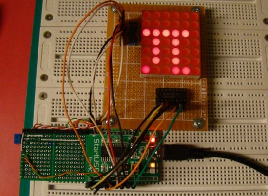 Lab 12: Basics of LED dot matrix display | Embedded Lab