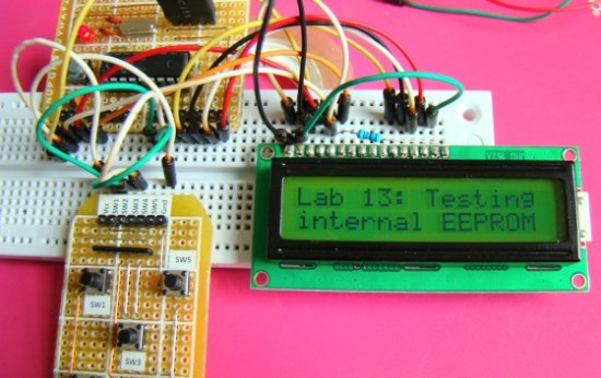Lab 13: Read and Write to internal EEPROM | Embedded Lab