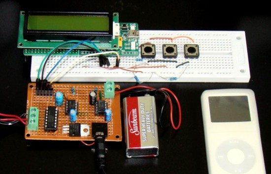 LM386 based stereo audio amplifier with digital volume control ...