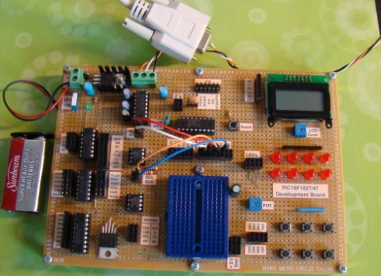 Experimenter’s board for enhanced mid-range PIC microcontrollers ...