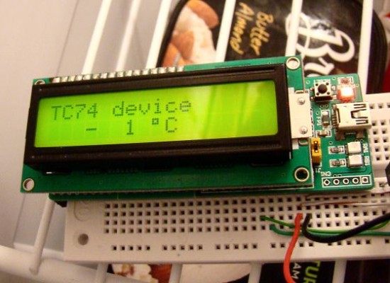 Using TC74 (Microchip) thermal sensor for temperature measurement | Embedded Lab