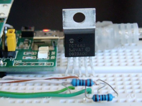 Using TC74 (Microchip) thermal sensor for temperature measurement ...