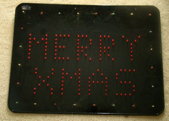 Make your own animated LED Christmas sign | Embedded Lab