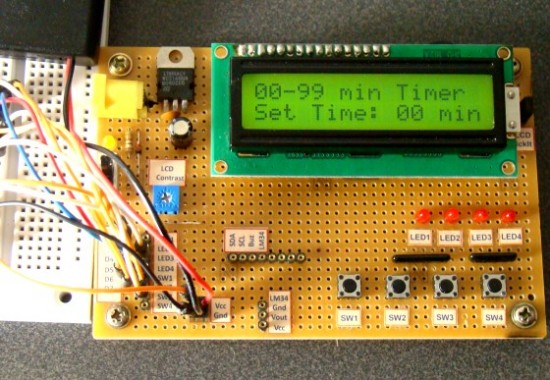 00 to 99 minute timer using PIC16F628A microcontroller | Embedded Lab