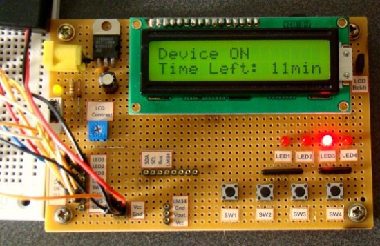 00 to 99 minute timer using PIC16F628A microcontroller | Embedded Lab