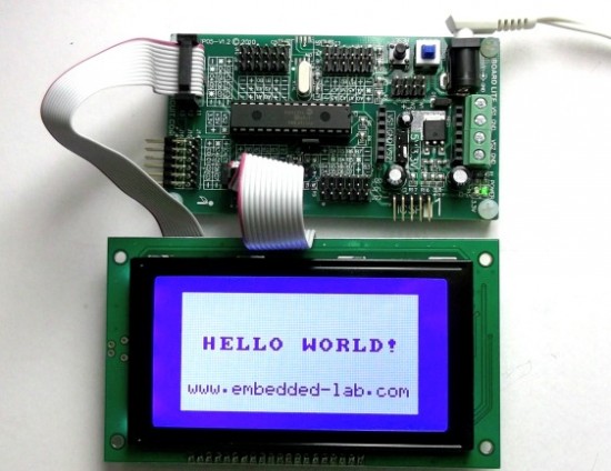 Reviewing the iCA05 Graphic LCD development kit from iCircuit ...