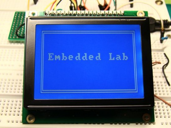 Lab 20: Interfacing a KS0108 based Graphics LCD (Part 2) | Embedded Lab