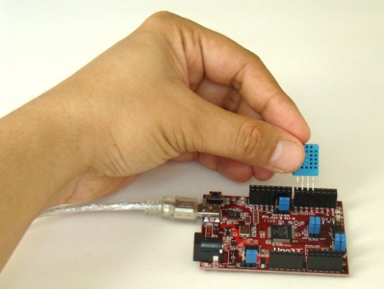 chipKIT Project 2: Temperature and relative humidity logger | Embedded Lab