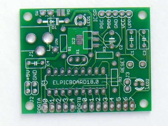 Breakout Board For Pic16f1847 Microcontroller Embedded Lab 4852