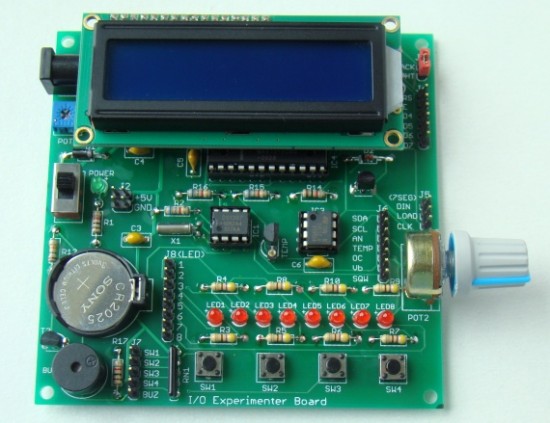 I/O Experimenter Board (PCB version) | Embedded Lab