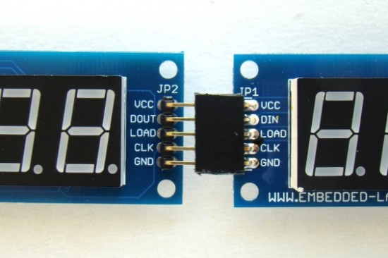 Introducing a new serial (SPI) 8-digit seven segment LED display module ... Introducing a new serial (SPI) 8-digit seven segment LED display module ...