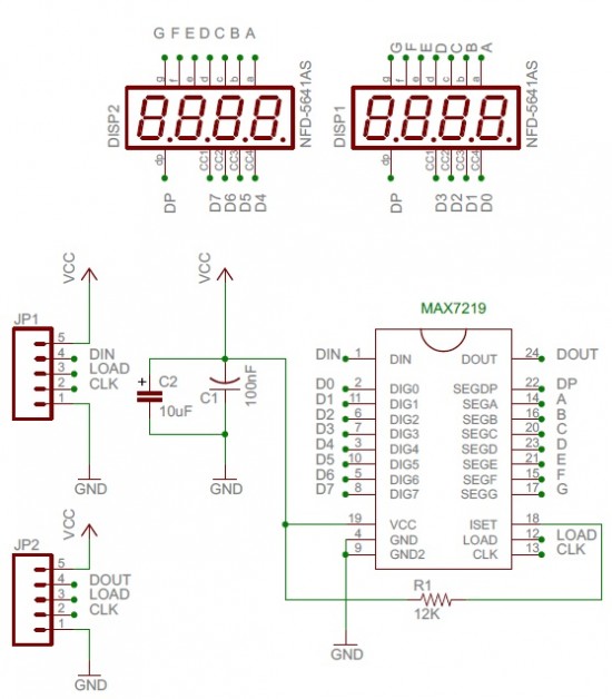 Introducing a new serial (SPI) 8-digit seven segment LED display module ... Introducing a new serial (SPI) 8-digit seven segment LED display module ...