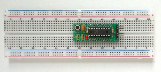 Mini breakout board for 18-pin PIC16F series microcontrollers | Embedded Lab