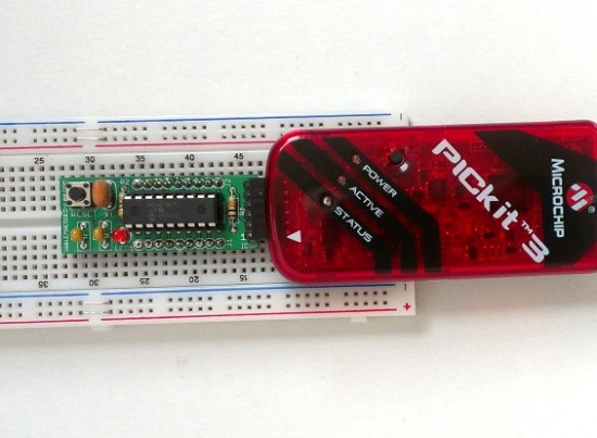 Mini breakout board for 18-pin PIC16F series microcontrollers | Embedded Lab