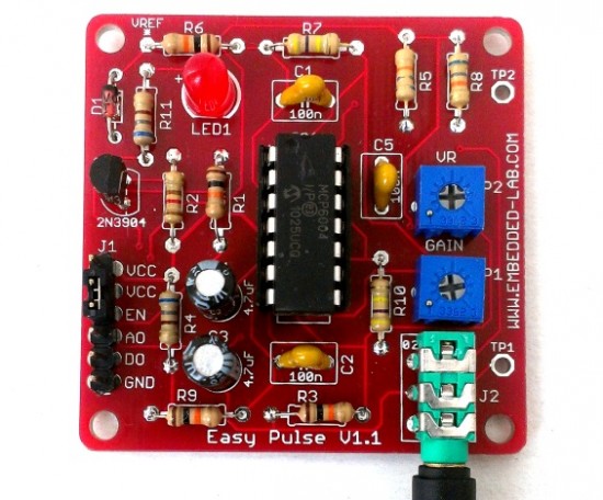 Easy Pulse Sensor (Version 1.1) Overview (Part 1) | Embedded Lab
