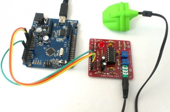 PC-based heart rate monitor using Arduino and Easy Pulse sensor | Embedded Lab