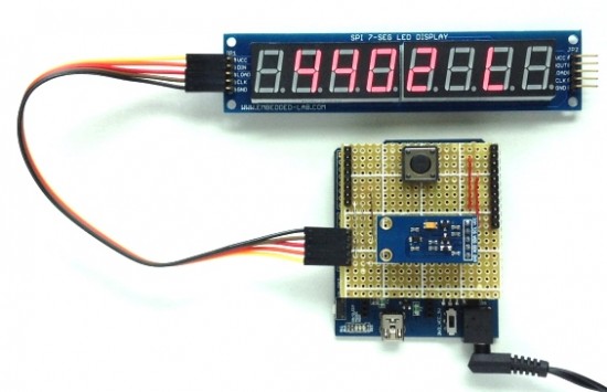 Building a simple digital light meter using Arduino and BH1750FVI ...