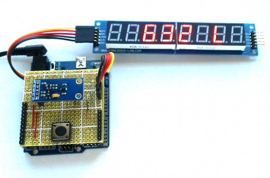 Building a simple digital light meter using Arduino and BH1750FVI ...