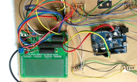 High-voltage seven segment LED display driver with SPI interface ...