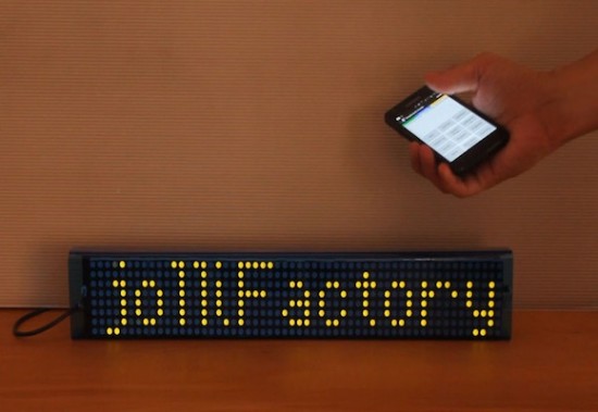 Bi-color LED matrix display board with Bluetooth | Embedded Lab