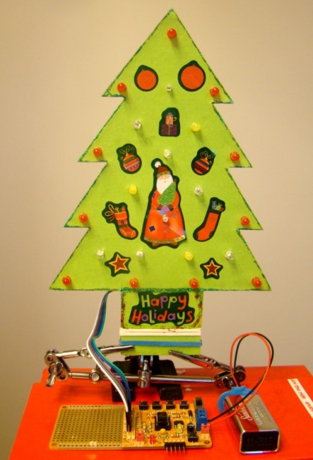 Making a mini LED Christmas tree | Embedded Lab