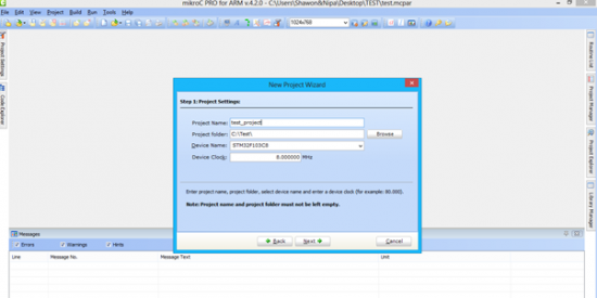 project setup | Embedded Lab
