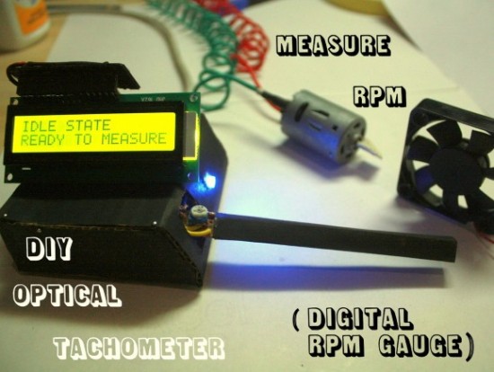Diy Tachometer Using Optical Sensing Embedded Lab