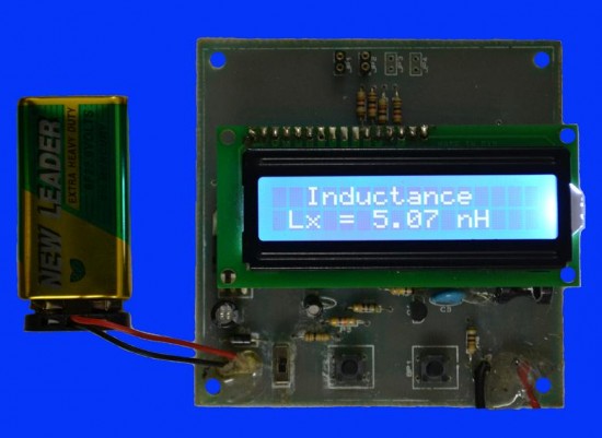 Yet another LC meter using PIC16F628A | Embedded Lab