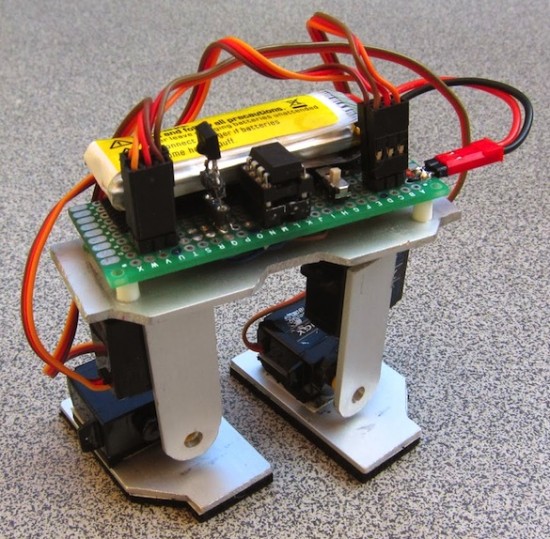 Remote Controlled Biped Robot Using Attiny85 Embedded Lab