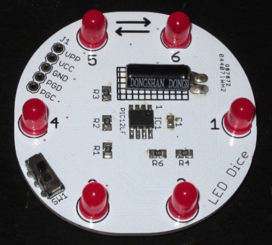 Running LED dice | Embedded Lab