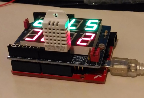 Serial seven segment LED display shield | Embedded Lab