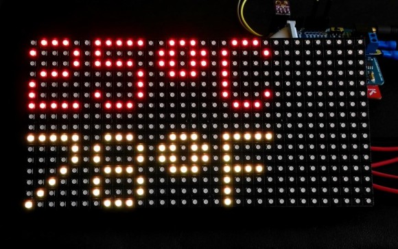 Rgb Matrix Displays Time And Environmental Data Embedded Lab