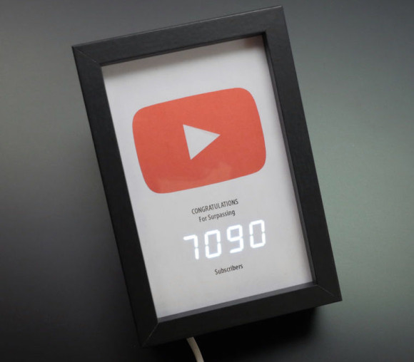 DIY YouTube subscriber counter | Embedded Lab