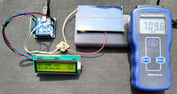 A Simple Solar Irradiation Measurement Technique | Embedded Lab